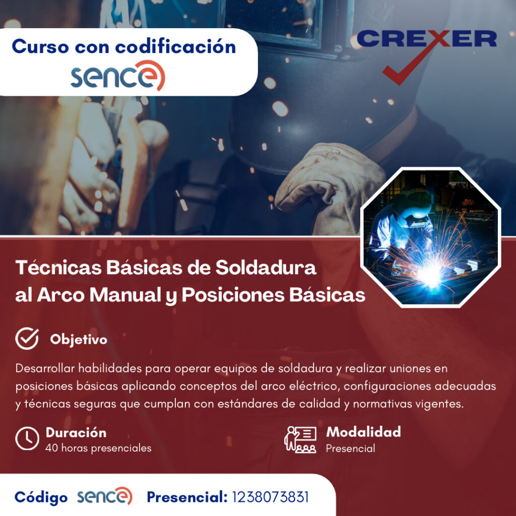 Técnicas Básicas de Soldadura al Arco Manual & Posiciones Fundamentales – GRUPO CREXER